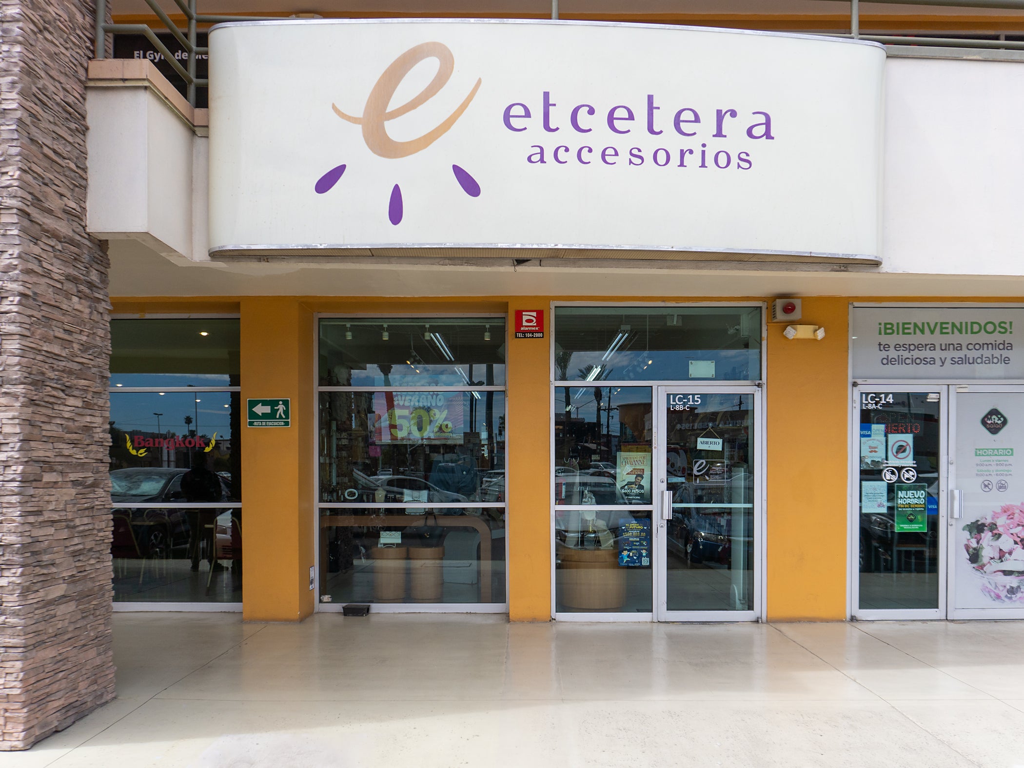 HORARIOS SUCURSALES – Etcétera Accesorios